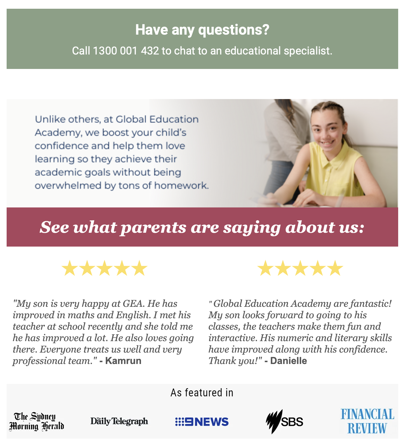 5 Day Public Speaking & Holiday Class - Global Education Academy